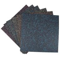 China LKT 1000x1000mm Rubber Gym Flooring Tiles - 15-50mm Thickness, Anti-Slip & Shock Absorption for sale