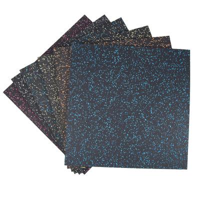 China LKT 1000x1000mm Rubber Gym Flooring Tiles - 15-50mm Thickness, Anti-Slip & Shock Absorption for sale