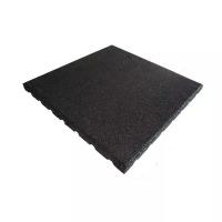 China LKT 1000x1000mm Interlocking Sports Floor Tiles 15-50mm Thickness EPDM SBR Rubber for Basketball Gym for sale