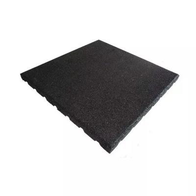 China LKT 1000x1000mm Interlocking Sports Floor Tiles 15-50mm Thickness EPDM SBR Rubber for Basketball Gym for sale