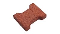 China 200x160mm Dog Bone Rubber Pavers 15-50mm Thickness Interlocking Floor Tiles for Outdoor Use for sale