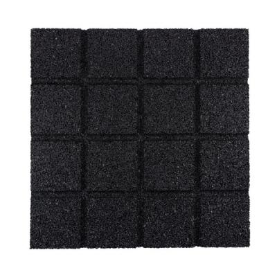China Anti-Drop Rubber Playground Flooring 15mm-50mm Thickness | 500×500mm & 1000×1000mm Sizes | SGS/CE Certified for sale