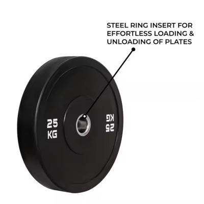 China 45 lb Rubber Weight Plate with 51mm Inner Diameter - Green Bumper Plate for Weightlifting and Gym Use for sale