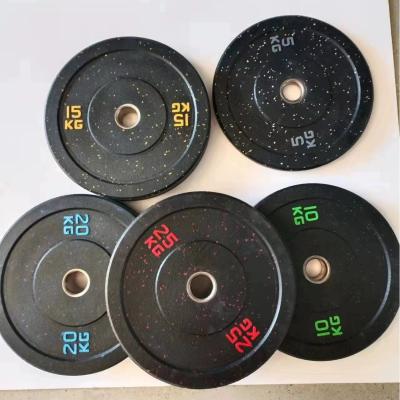 China LKT Rubber Bumper Plates 20kg/45lb with 51mm Inner Diameter - Customizable Gym Weight Plates for sale