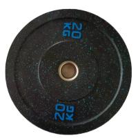 China LKT Iron Coated Urethane Olympic Weight Plates 5-25kg 51mm with Custom Logo Options for sale