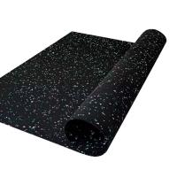 China EPDM Rubber Floor Rolls 1220x10mm 3-12mm Thick Waterproof Gym Mat with Anti-Slip Surface for sale