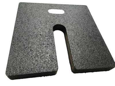 China Recycled Rubber Pipe and Drape Base Weights 450×450×45mm and 450×450×66mm with 60-70 ShoreA Hardness for Event Stability for sale