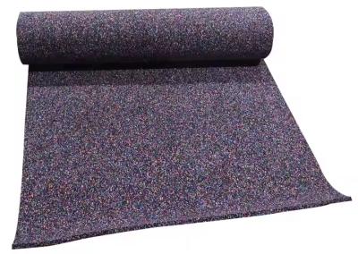 China EPDM Rubber Floor Rolls 3-12mm Thickness with 60-70 ShoreA Hardness for Gym and School Applications for sale