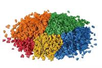 China EPDM Rubber Granules 1-4mm for Playgrounds & Sports Surfaces | 60-70 Shore A Hardness | REACH & CE Certified for sale