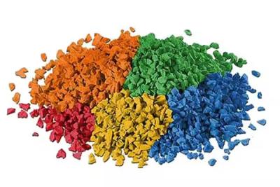China EPDM Rubber Granules 1-4mm for Playgrounds & Sports Surfaces | 60-70 Shore A Hardness | REACH & CE Certified for sale