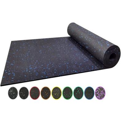 China LKT 1220X10mm Anti-Slip Rubber Floor Rolls 3-12mm Thickness for Gym Flooring for sale