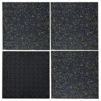 China EPDM Rubber Gym Flooring Tile 500x500mm 1000x1000mm 15-50mm Thick SGS CE for sale