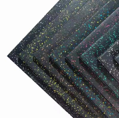 China LKT 13mm Interlocking Gym Rubber Floor Mat 300x300mm UV Resistant Shock Absorbing Polypropylene Sports Flooring for sale