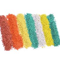China SBR Resin Pellet Rubber Crumb 1-4mm & 3-5mm Sizes with 60-70 Shore A Hardness for Anti-Slip Surfaces for sale