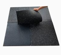 China EPDM SBR Rubber Granule Mat 500x500mm 1000x1000mm Shock Absorbing Playground Gym Flooring for sale