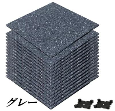 China High Density EPDM Rubber Gym Flooring Tiles 500x500mm 1.0g/cm3 for Sports Facilities for sale