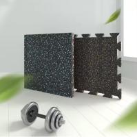 China Commercial Gym Rubber Flooring Tiles EPDM Rubber Sheets 500mm 1000mm 15mm to 50mm Thick for sale