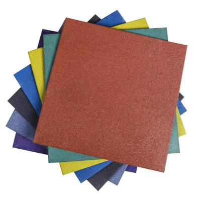 China 500x500mm EPDM Rubber Flooring Tiles -40°C to 100°C for Eco-Friendly Outdoor Playgrounds for sale