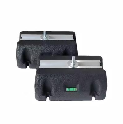 China Rubber Mounting Feet 400x180x90mm 60-70 ShoreA for HVAC Vibration Isolation Pads for sale