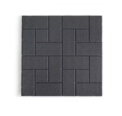 China Customizable EPDM SBR Rubber Gym Mat 500x500mm 60-70 ShoreA Hardness -40°C to 100°C for sale