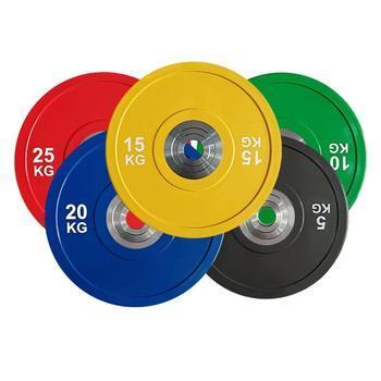 China SBR Rubber Weight Plates 51mm Inner Diameter 60-70 ShoreA Hardness for Barbell Training for sale