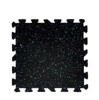 China High Density Shock Absorbent Impact-Resistant Interlocking Rubber Mat For Gym Flooring for sale