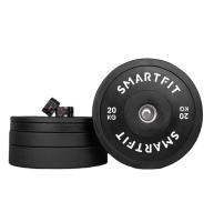 China Color-Coded Eco-Friendly Rubber Bumper Plates 5kg-25kg for Gym Weightlifting for sale