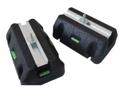 China Industrial Recycled Rubber Mounting Feet 400x180mm 60-70 ShoreA for HVAC Anti Vibration for sale