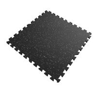 China SBR Rubber Granule Interlocking Gym Flooring Mats 1000x1000mm 15-50mm Thickness for sale