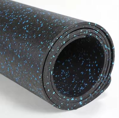 China LKT EPDM SBR Rubber Gym Flooring Rolls 3-12mm Thickness 60-70 ShoreA Hardness Anti-Slip Shock Absorbing for sale