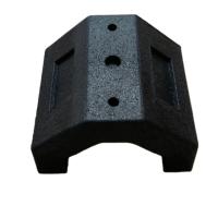 China Recycled Rubber Mounting Feet 400x180mm 60-70 ShoreA Hardness for HVAC Systems for sale
