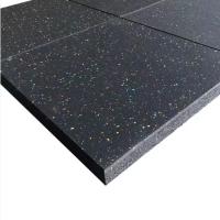 China 1000x1000mm EPDM Rubber Gym Flooring 15-50mm Thickness Shock Absorbing Eco Friendly for sale