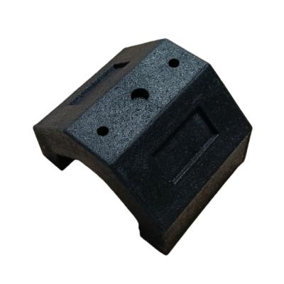 China Recycled Rubber Rooftop Cable Support Blocks 400x180mm Membrane Protection No Separate Mat Needed for Commercial Cable Systems for sale