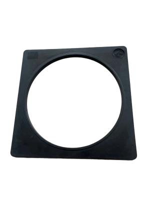 China 2kg Recycled Rubber Traffic Cone Weight 370x370mm Heavy Duty Base for Stability for sale