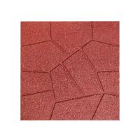 China UV-Stabilized Recycled Rubber Floor Tiles 1.5 g/cm³ Density for Playgrounds and Parks for sale