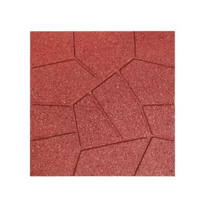 China UV-Stabilized Recycled Rubber Floor Tiles 1.5 g/cm³ Density for Playgrounds and Parks for sale