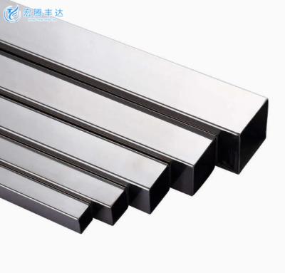 China 304 Welded Rectangular Stainless Steel Tube 0.5mm-40mm 316 Stainless Square Tube for sale