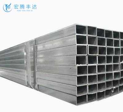 China Pre Welded Galvanized Pipe Q195 Q235 Q235B Steel Rectangular Tube for sale