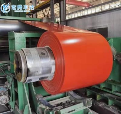 China PPGI Pre Painted Galvanized Steel Coil 0.40mm 0.50mm PE SMP Coating for PU EPS Sandwich Panel Cold Storage Clean Room for sale