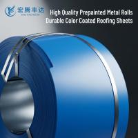 China PPGI Pre Painted Galvanized Steel Coil 0.40mm 0.50mm PE SMP Coating for PU EPS Sandwich Panel Cold Storage Clean Room for sale