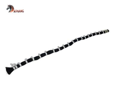 China Black 100% Horse Hair Mane Extensions High Temp Resistant Horsehair Products for sale