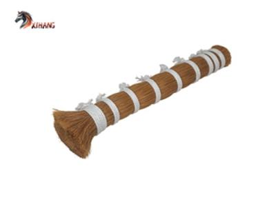 China 6in-8in Brown Horsehair Extensions High Temperature Resistant for sale
