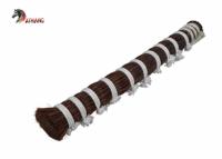 China Brown Horse Tail Hair Extensions 36 In 37 In Horse Tail Hair Materials for sale