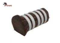 China Naturally Colored Horse Tail Hair Extensions Black White Brown for sale
