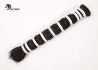 China Black Horse Tail Hair Extensions 2in-40in Horse Mane Extensions for sale