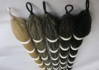 China 73cm-80cm 300g Horse Tail Hair With One Loop And Two Loops for sale