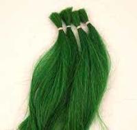 China 40 Inch Green Colored Horse Hair Extensions For Brushes Making for sale