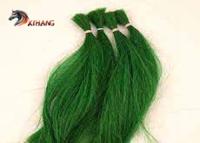 China Yellow Colored Horse Hair Extensions 2