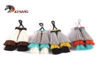 China Grey Horse Tail Extension Green Orange Horsetail Extensions for sale