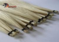 China 100% White Horsehair Bow String Material For Sound Production for sale